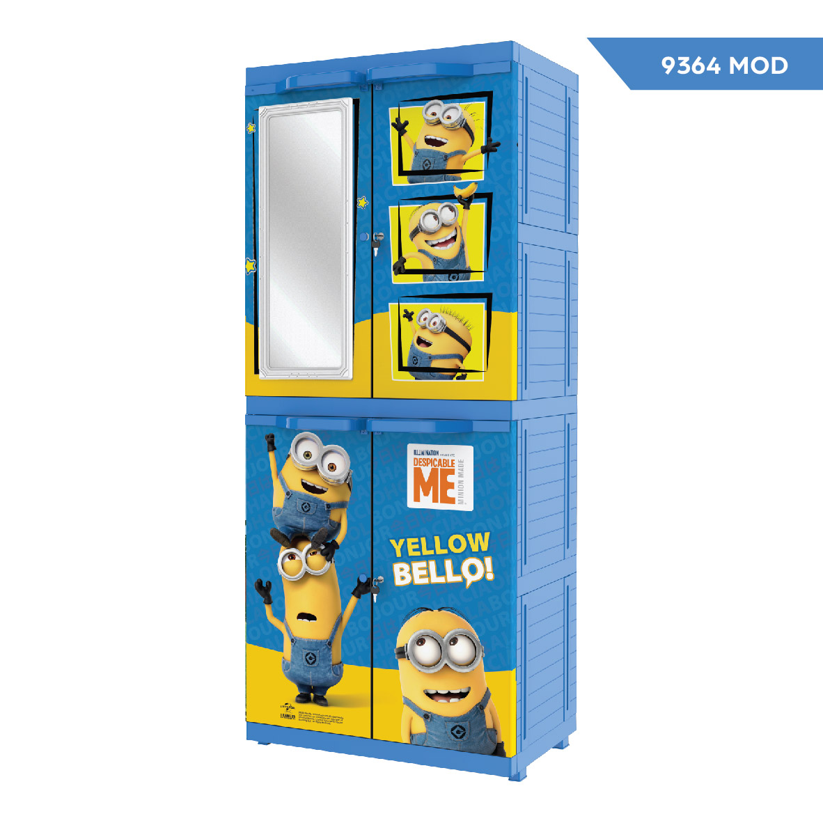 Naiba | Plastic Houseware - MSC MIRROR Minions - 9364 MOD